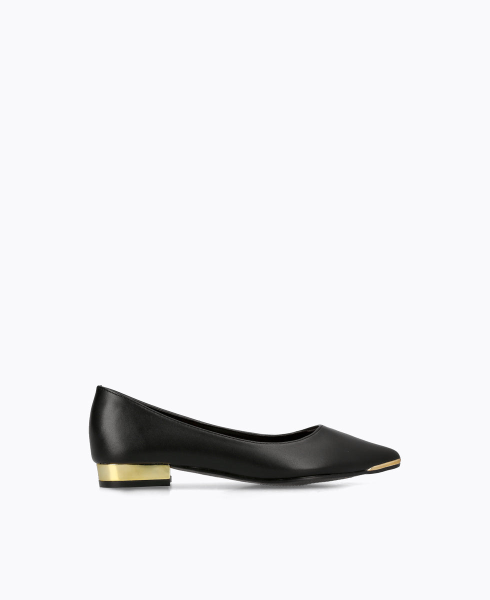 Lancy Flat Pumps - Black – DMK