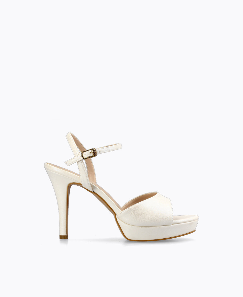 Selena Heel Sandals - White – DMK