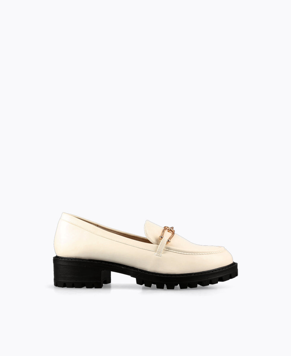 Alice Platform Loafers - Beige – DMK