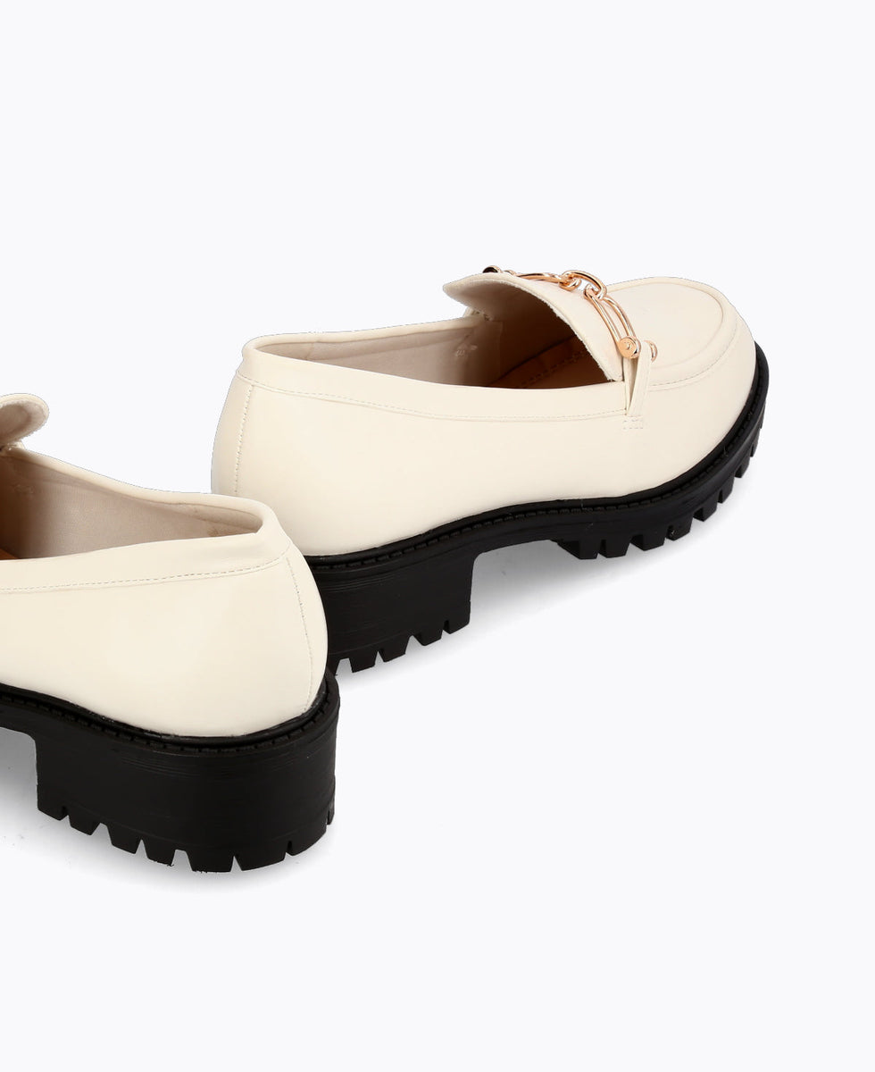 Alice Platform Loafers - Beige – DMK