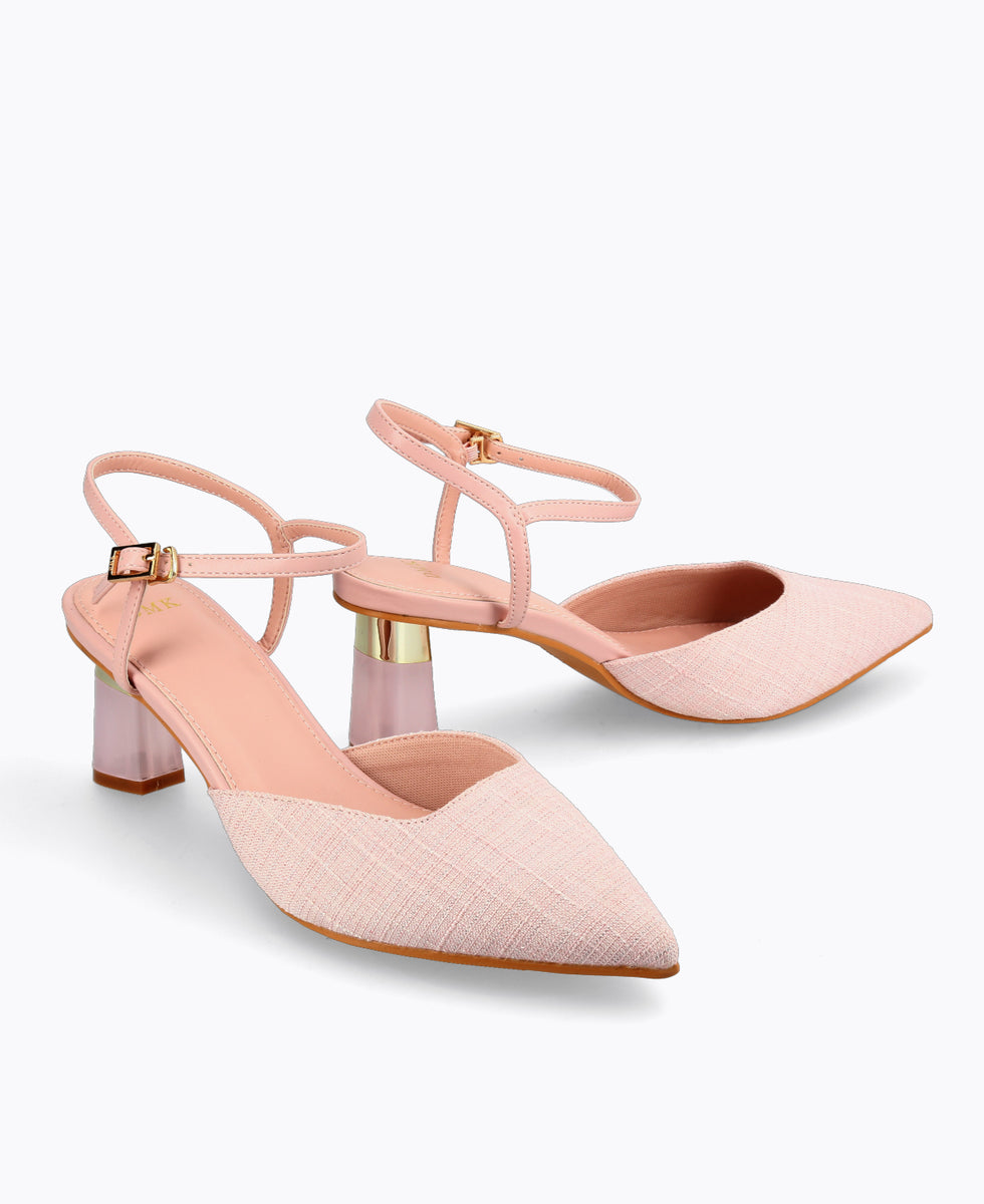 Collins Heel Pumps - Pink – DMK