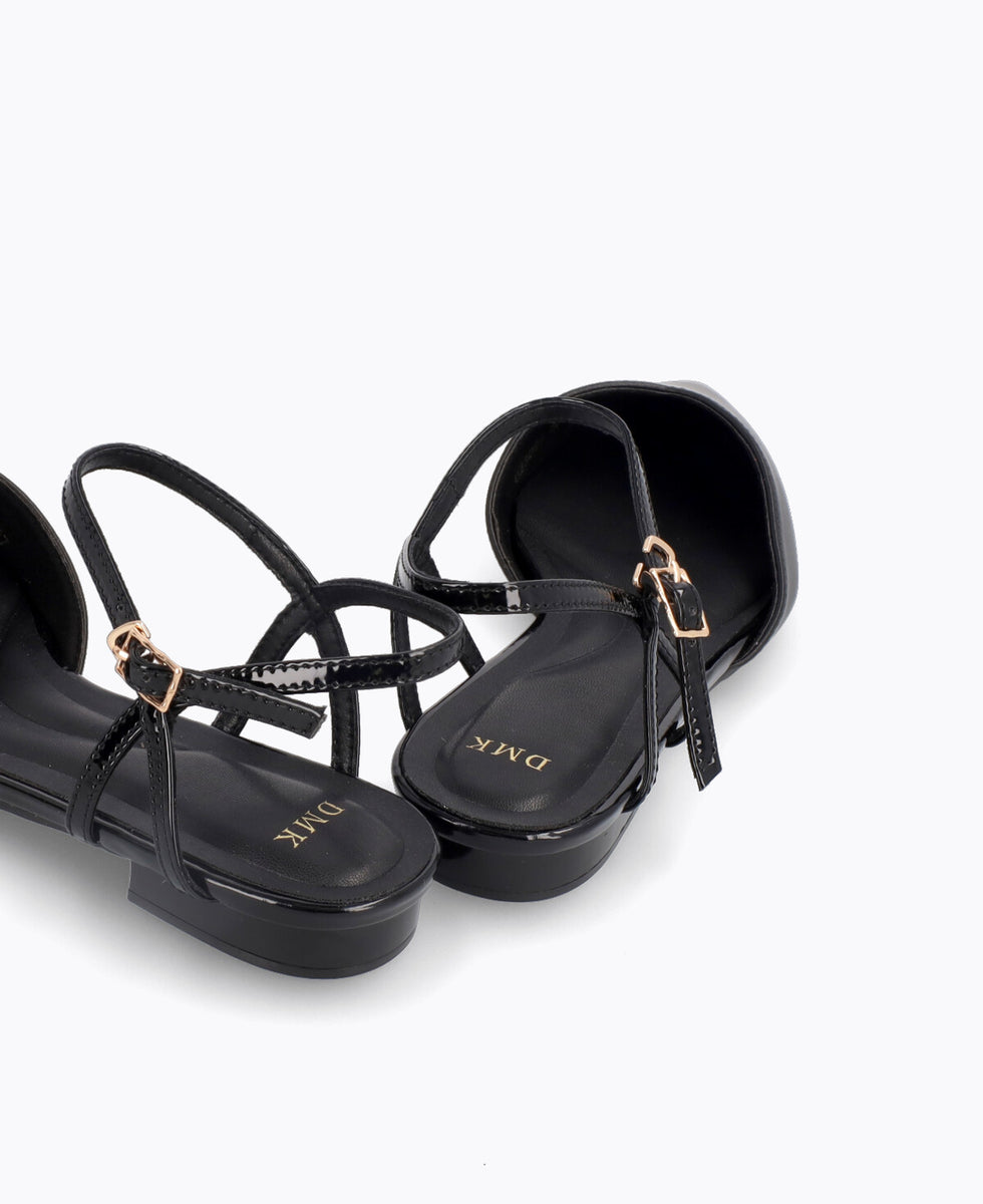 Keily Flat Pumps - Black – DMK