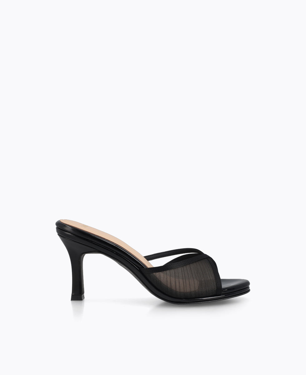 Mae Heel Sandals - Black – DMK