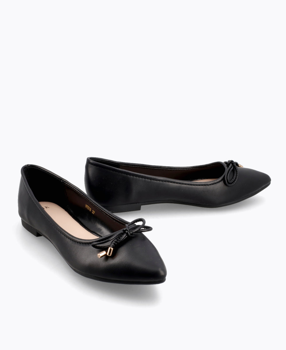 Celia Ballerina Flats - Black – DMK