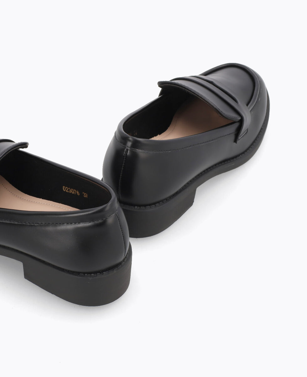 Reese Platform Loafers - Black – DMK