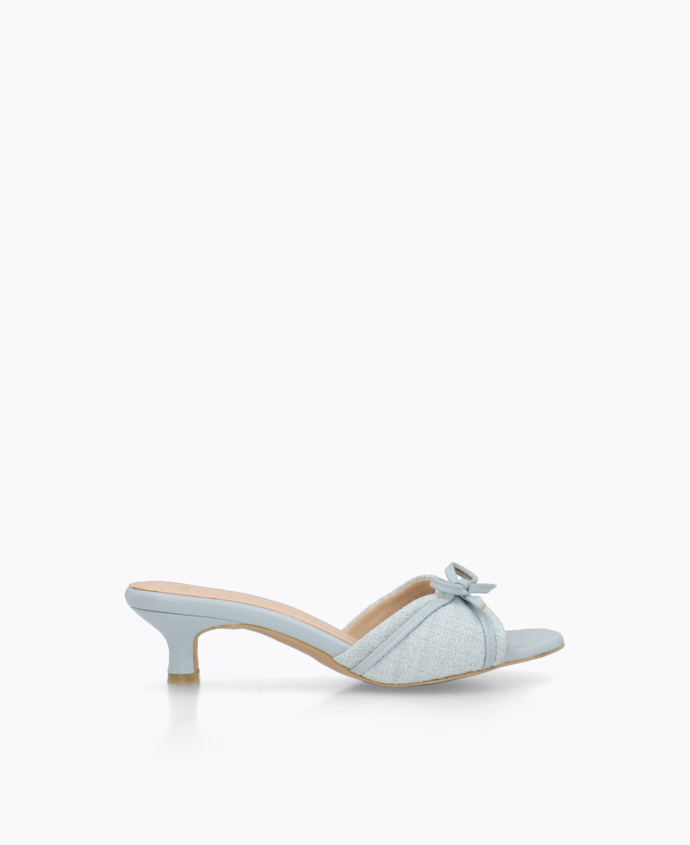 Riley Heel Sandals - Blue – DMK