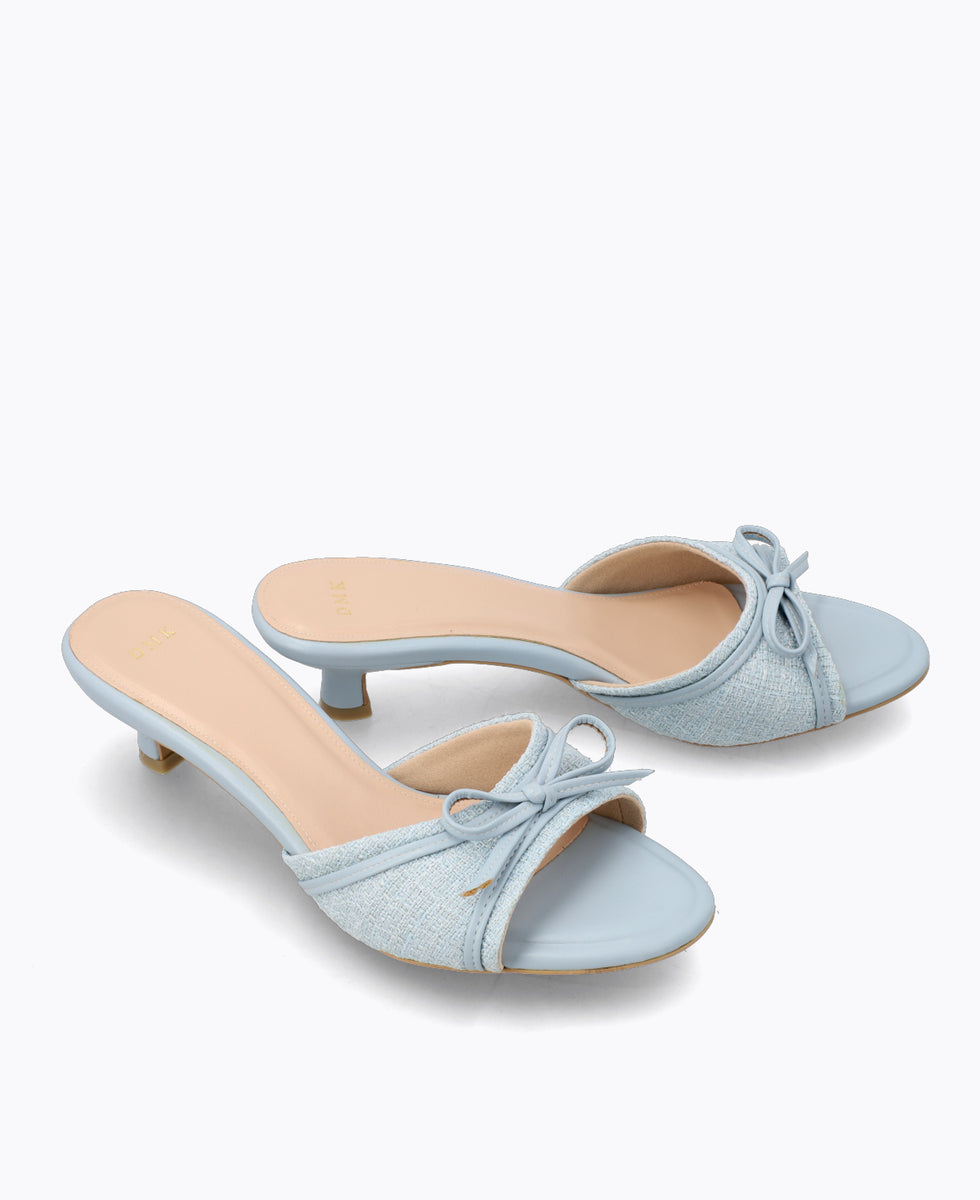 Riley Heel Sandals - Blue – DMK